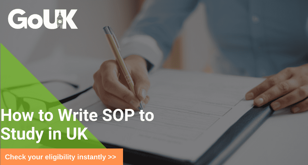How to write SOP to study in UK | SOP for UK Universities | GoUK