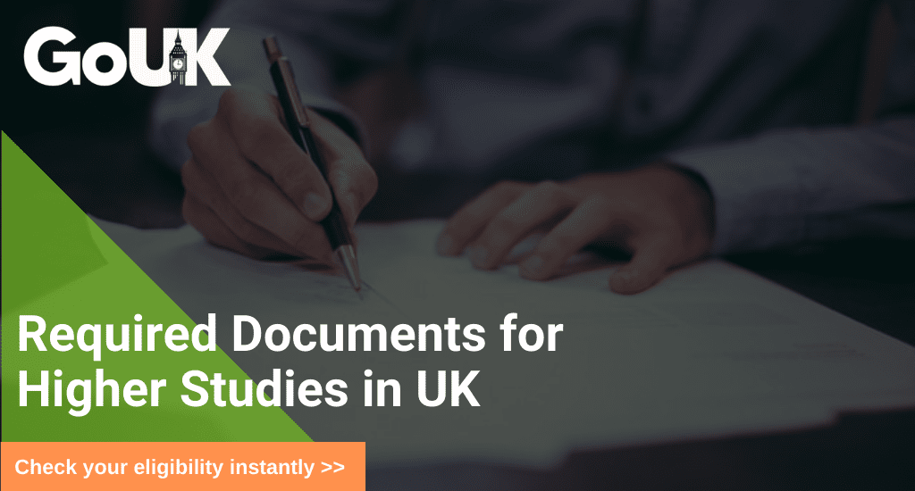 Required Documents for Higher Studies in UK | Documents required for UK ...